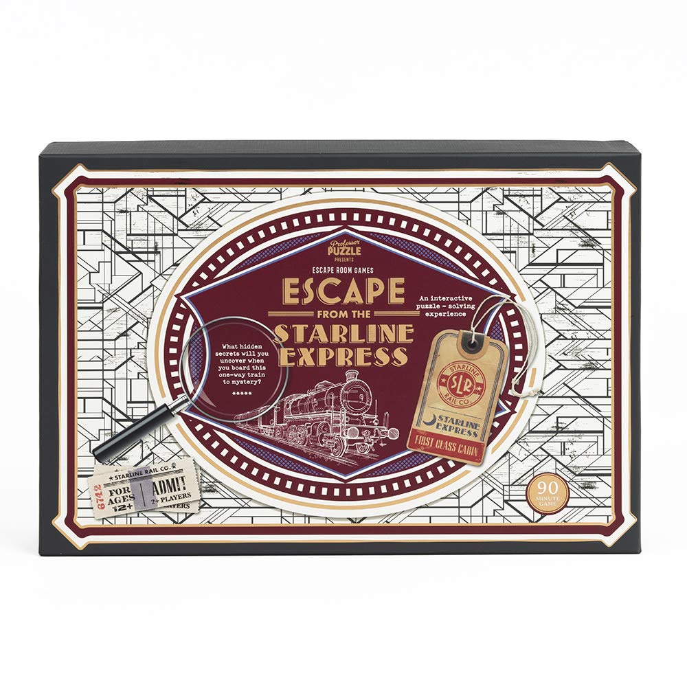 Escape from The Starline Express - Escape Room Game - Multiplayer Brain-Teasing Game / Escape The Room Game by Professor Puzzle.