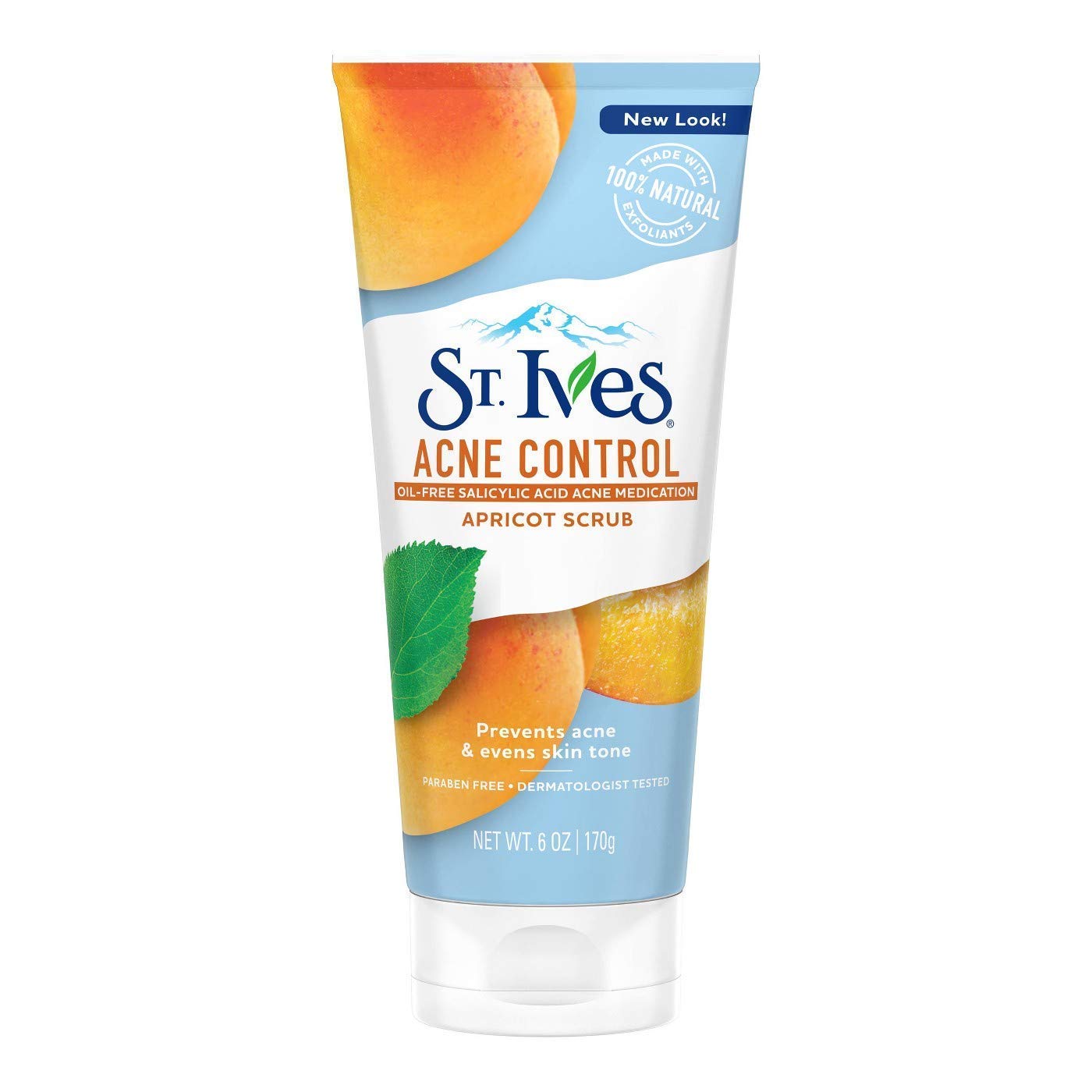 St. Ives Acne Control, Apricot Scrub 6 oz (Pack of 7)