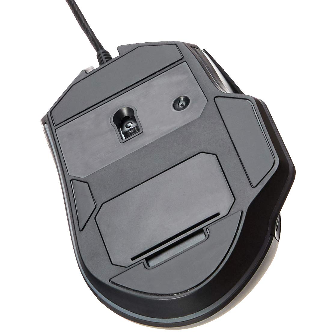 Amazon Basics PC Programmable Gaming Mouse , Adjustable 12,000 DPI, Weight Tuning