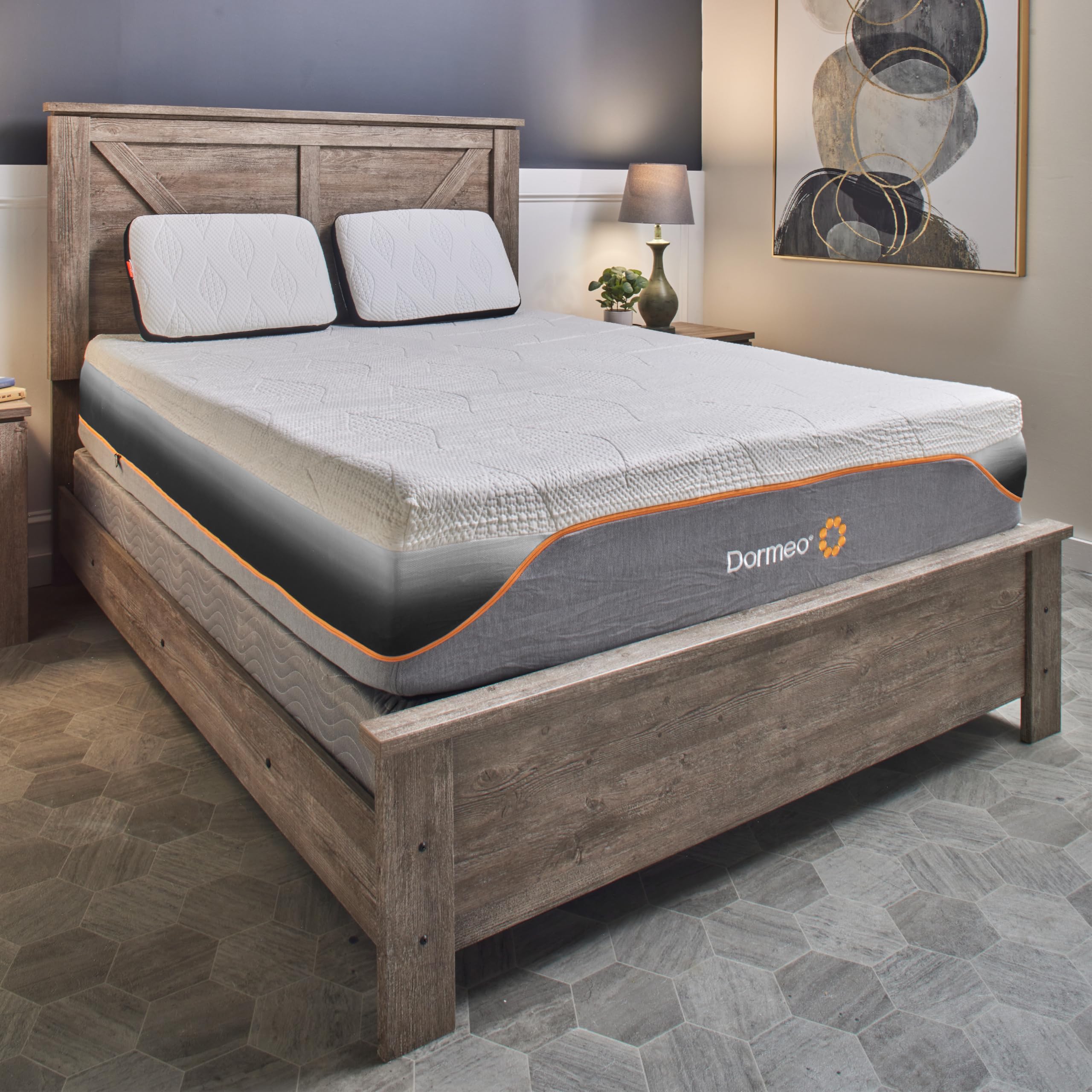 Dormeo Recovery 10" Twin Mattress with Signature Recovery Foam™ and Pressure Relieving OctaspringⓇ Technology, Medium Firm -75” L x 38” W x 10” H