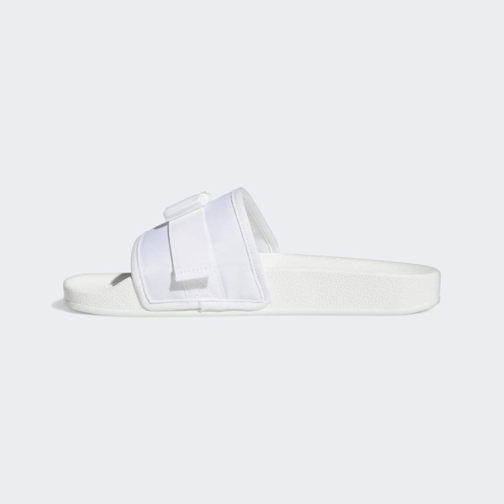 adidas Originals adilette White/White/Black 8 B (M)