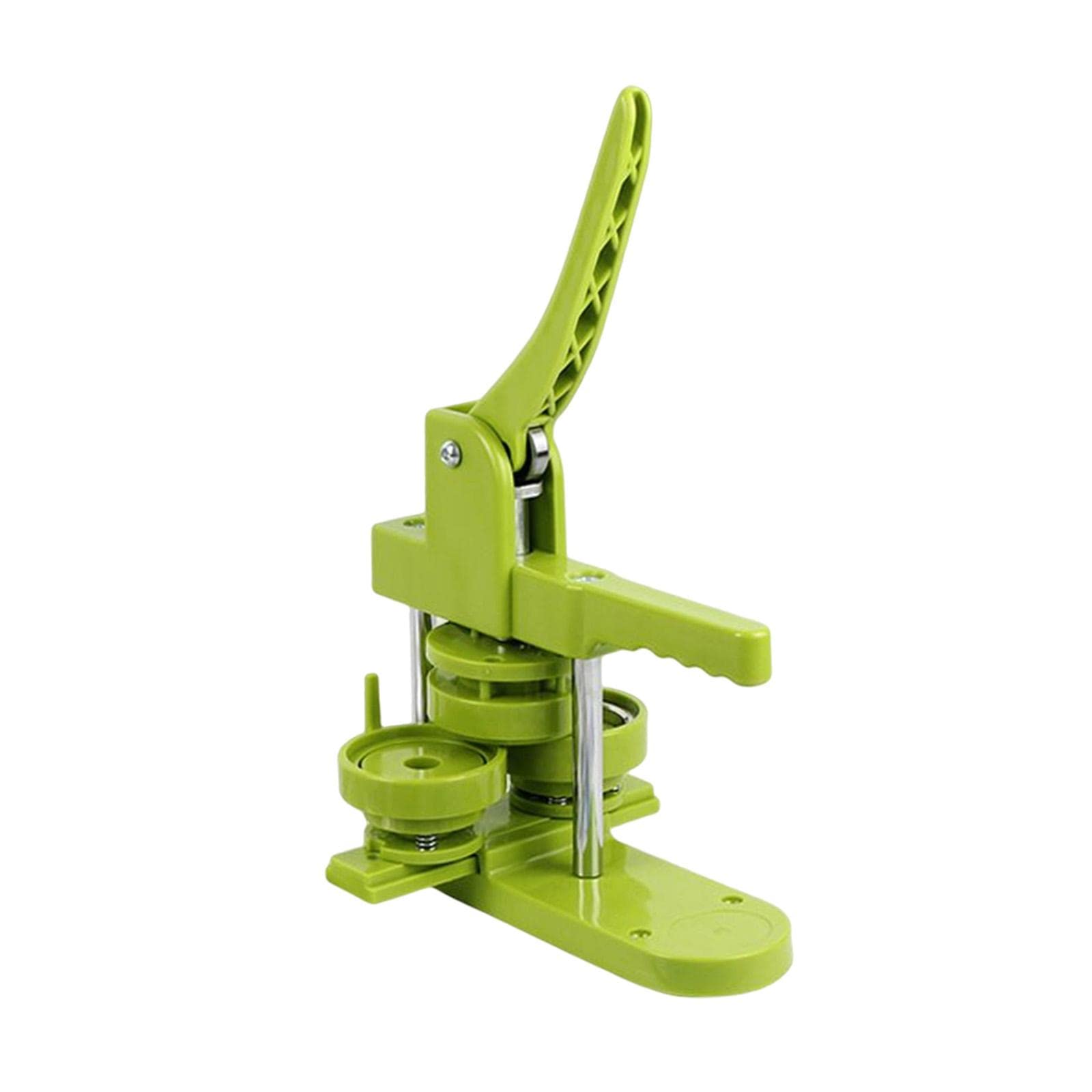 Almencla Button Maker Machine Badge Punch Press Children Craft Supplies Model Making Tool Round Pin Button Pin Button Maker Press Machine Kit DIY