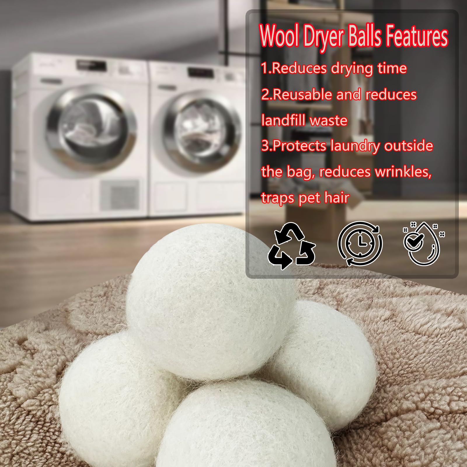 Mesh Laundry Bags Set, 11 Pcs Includes Drawstring Closure Jumbo Large Laundry Bag/Mesh Laundry Bags in Different Sizes and Wool Dryer Balls, Laundry Kit for Washing Machines