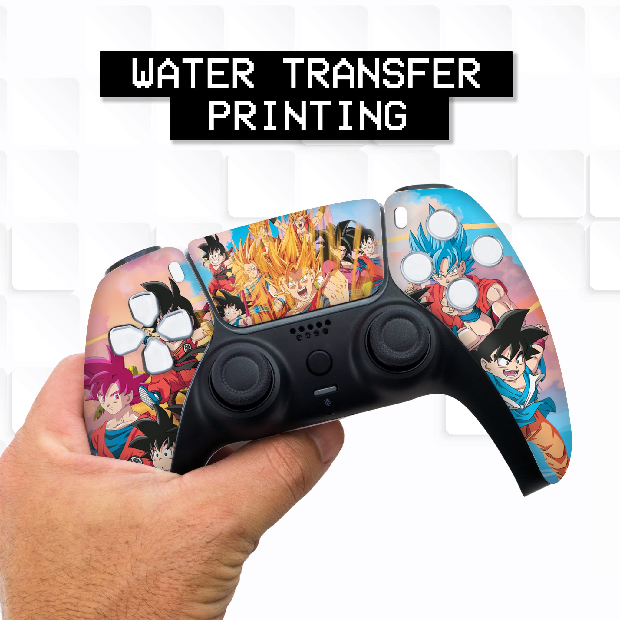 BABY CUDDLE BOX Dragon Z Custom Controller with Gaming Headset and Quick Charging Stand Compatible with Console by Bcb Controllers | Customized with Permanent Hydro-Dip Printing(Not Just A Skin)