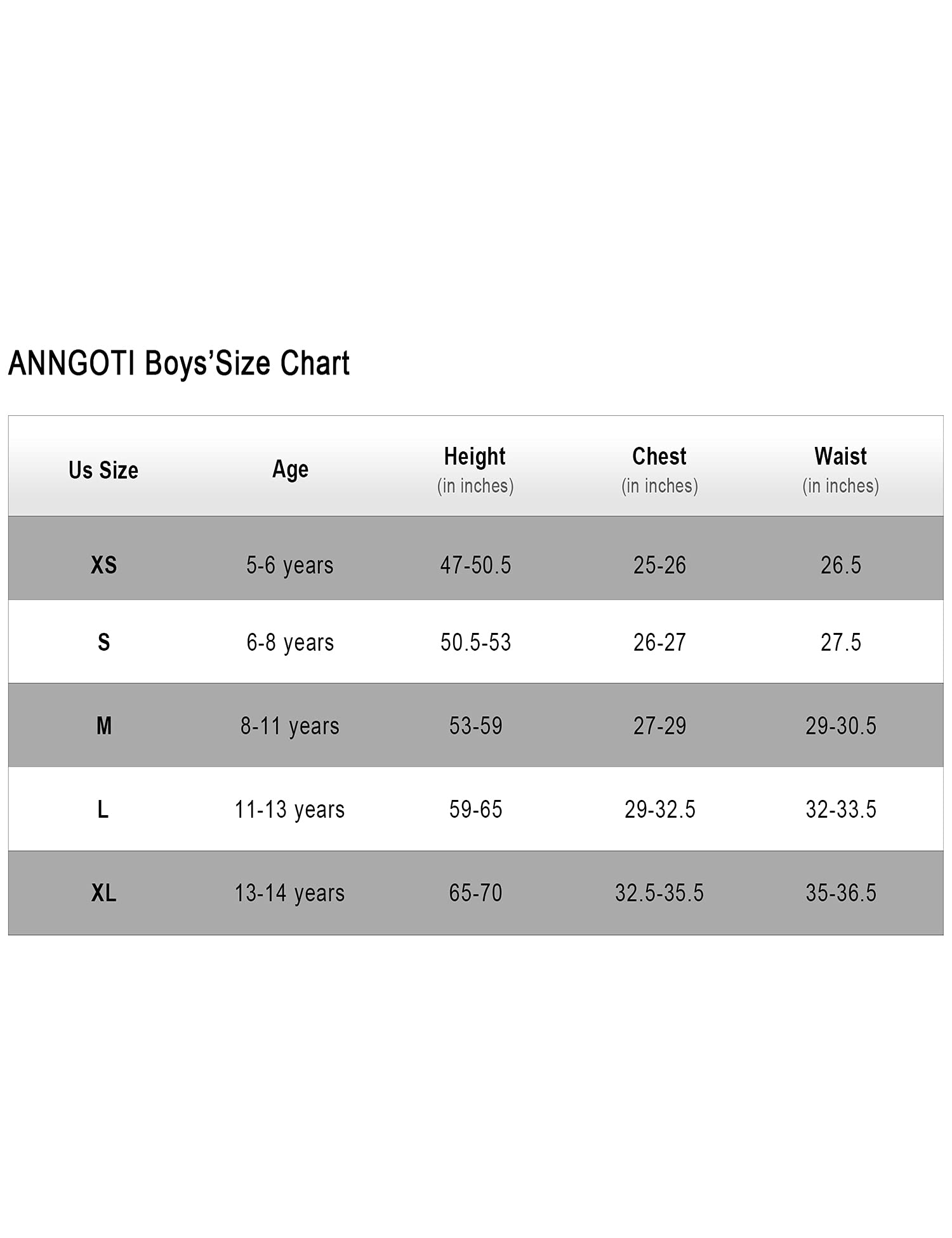 ANNGOTI Boy's Thermal Underwear Long Sleeve Athletic Base Layer Compression Underwear Shirt Tights Set