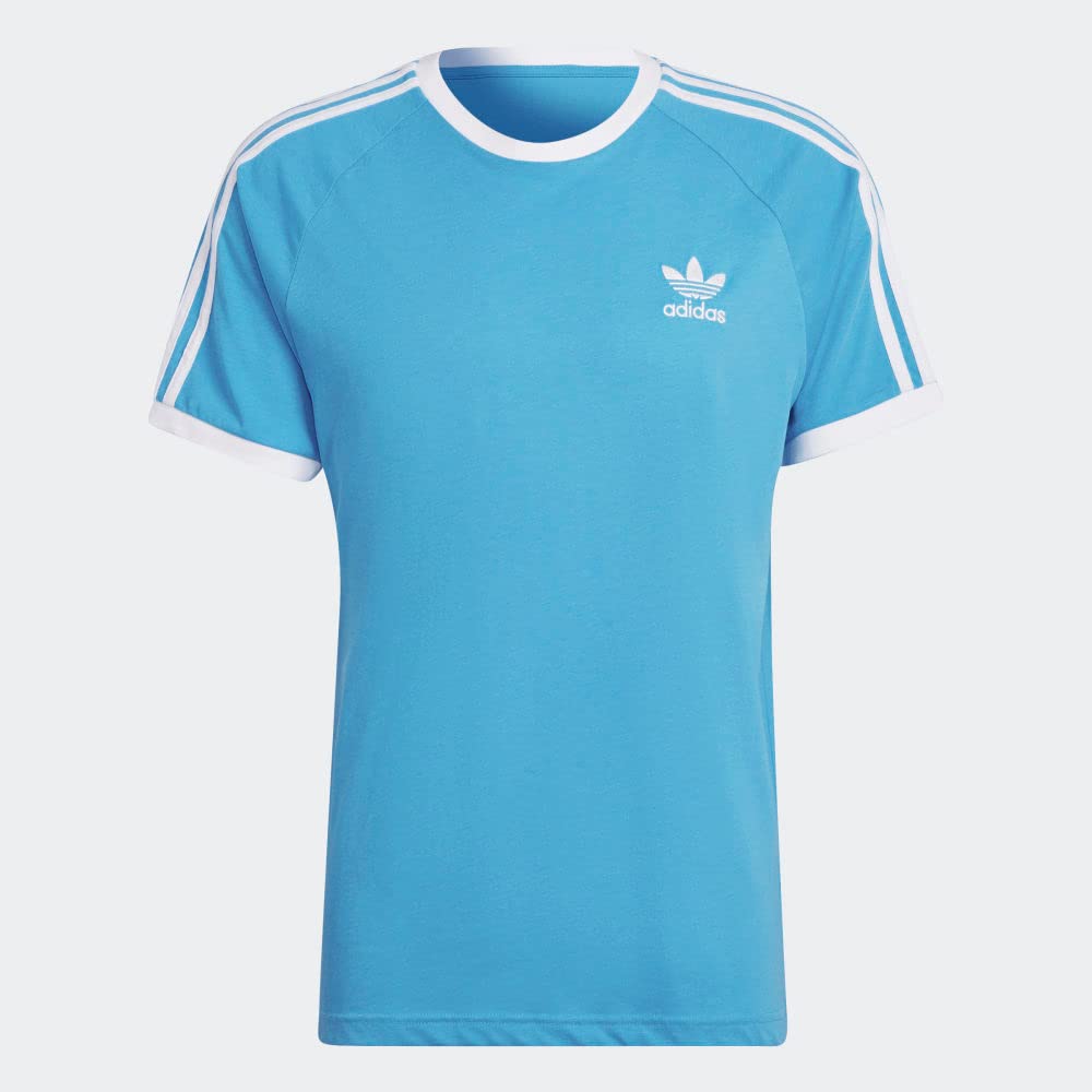 adidas Originals Men's Adicolor Classics Trace Tee, Sky Rush, Medium