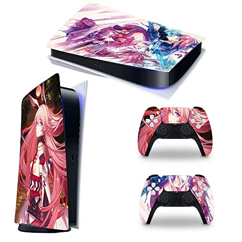 Anime Girl Ecchi - PS5 Digital Edition Skin Console - PS5 Digital Edition Controller Skin Cover Vinyl Decal Protective