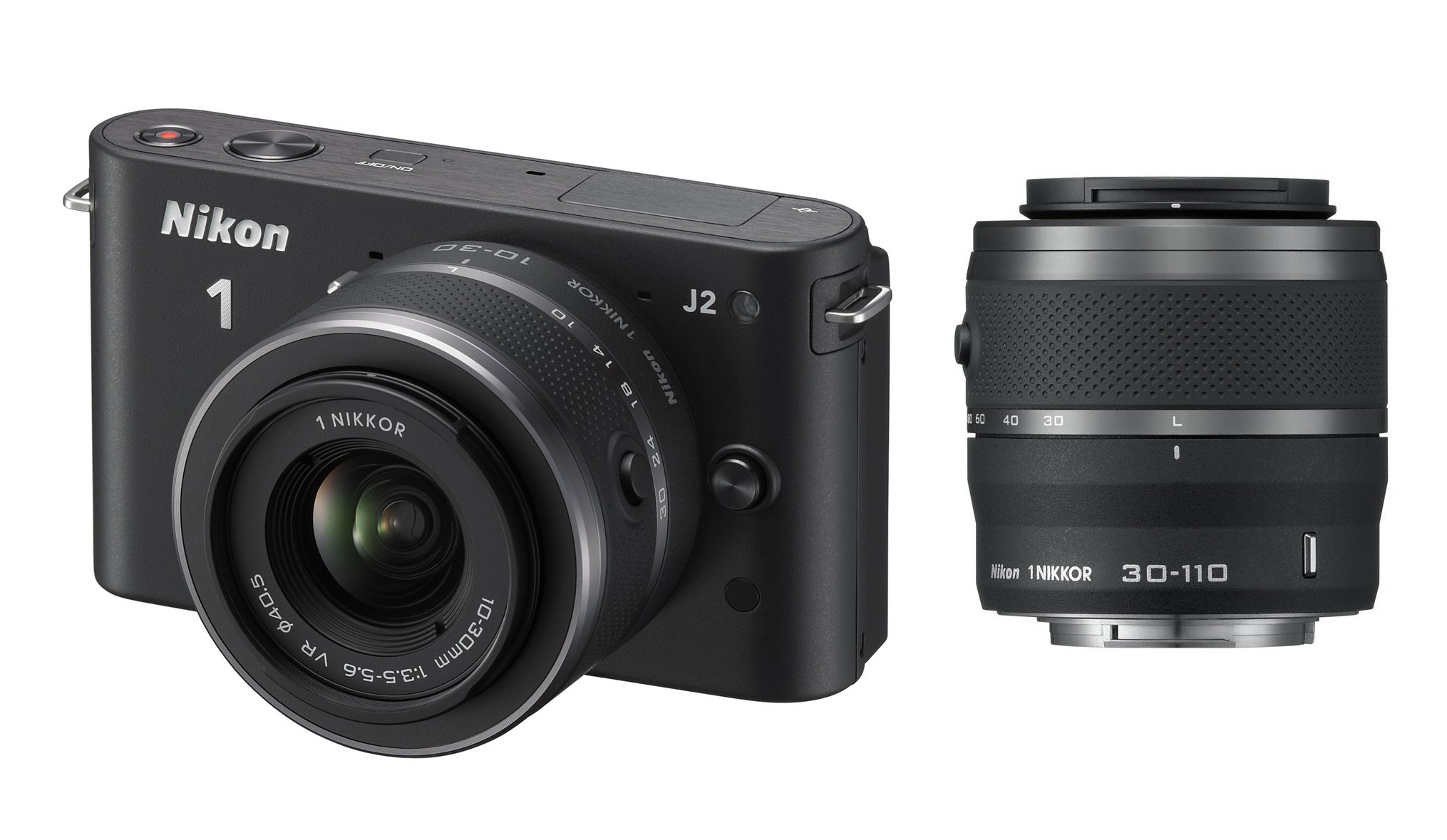 Nikon J2 10-30mm & 30-110mm Kit Black