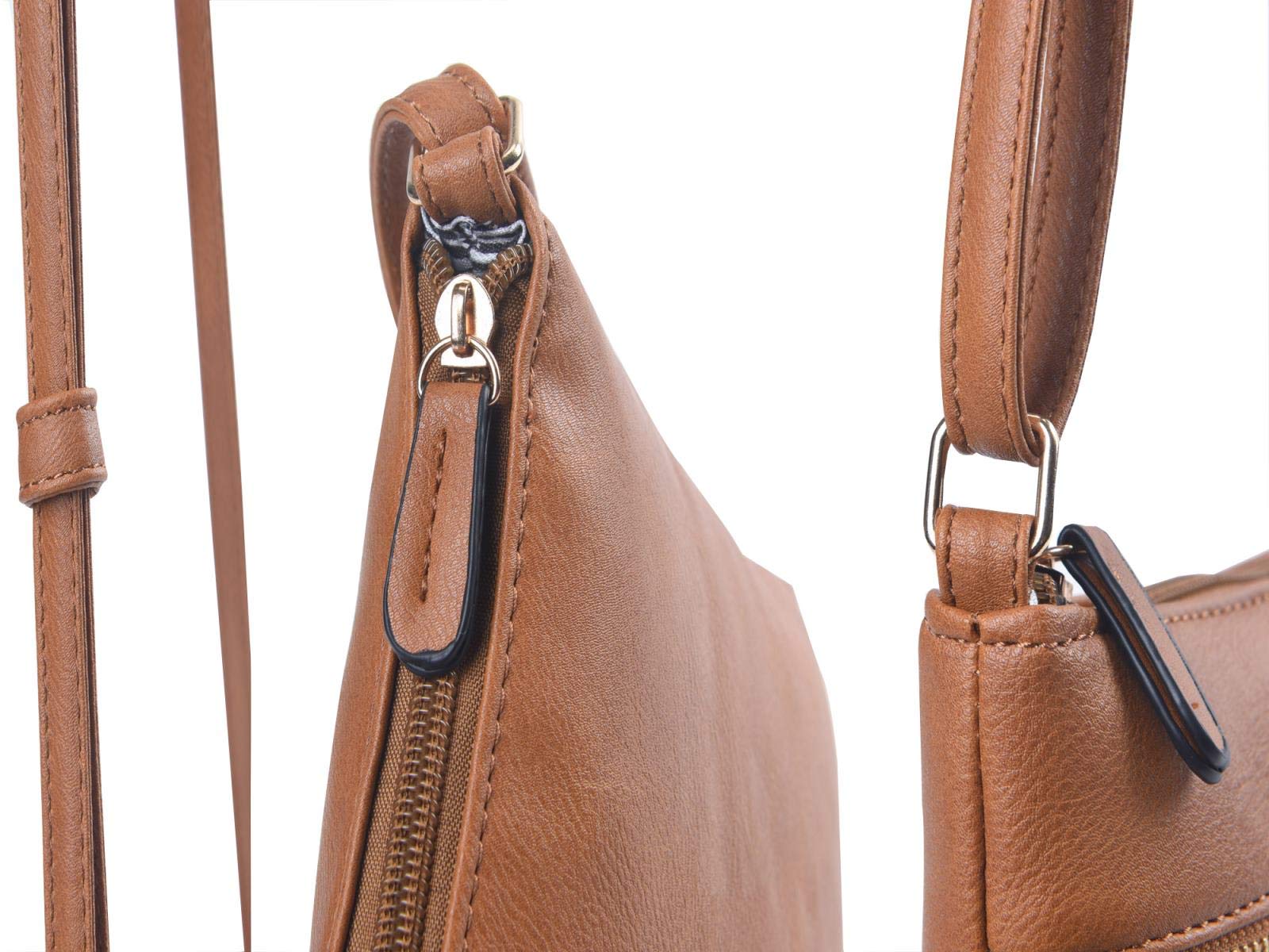 Fanaztee Lightweight Pu Leather Crossbody Purses Bags Small Purse with Multi Pockets for Women Girls