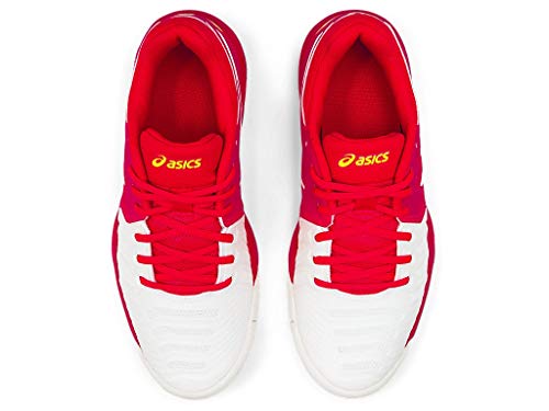 ASICS Kid's Gel-Resolution 7 GS Tennis Shoes, 1.5M, White/Laser Pink
