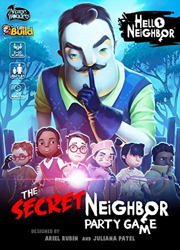 Arcane Wonders Hello Neighbor The Secret Neighbor Party Game , Blue