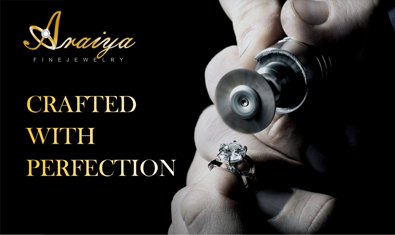 ARAIYA FINE JEWELRY 10K White Gold Diamond Cluster Stud Earrings (1/3 cttw, I-J Color, I2-I3 Clarity)