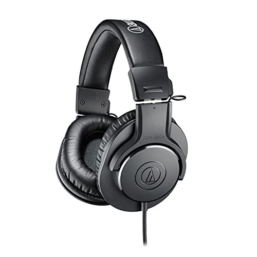 Audio-Technica Education Pack with AT2005USB USB/XLR Microphone, ATH-M20x Headphones, Stand Clamp, Tripod Stand, USB-A and USB-C Cables, XLR Cable, Pop Filter, and Austin Bazaar Polishing Cloth