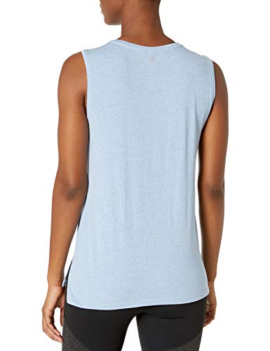 Amazon Essentials Women's Soft Cotton Standard-Fit Yoga Tank (Available in Plus Size) (Previously Core 10), Sky Blue, 2X