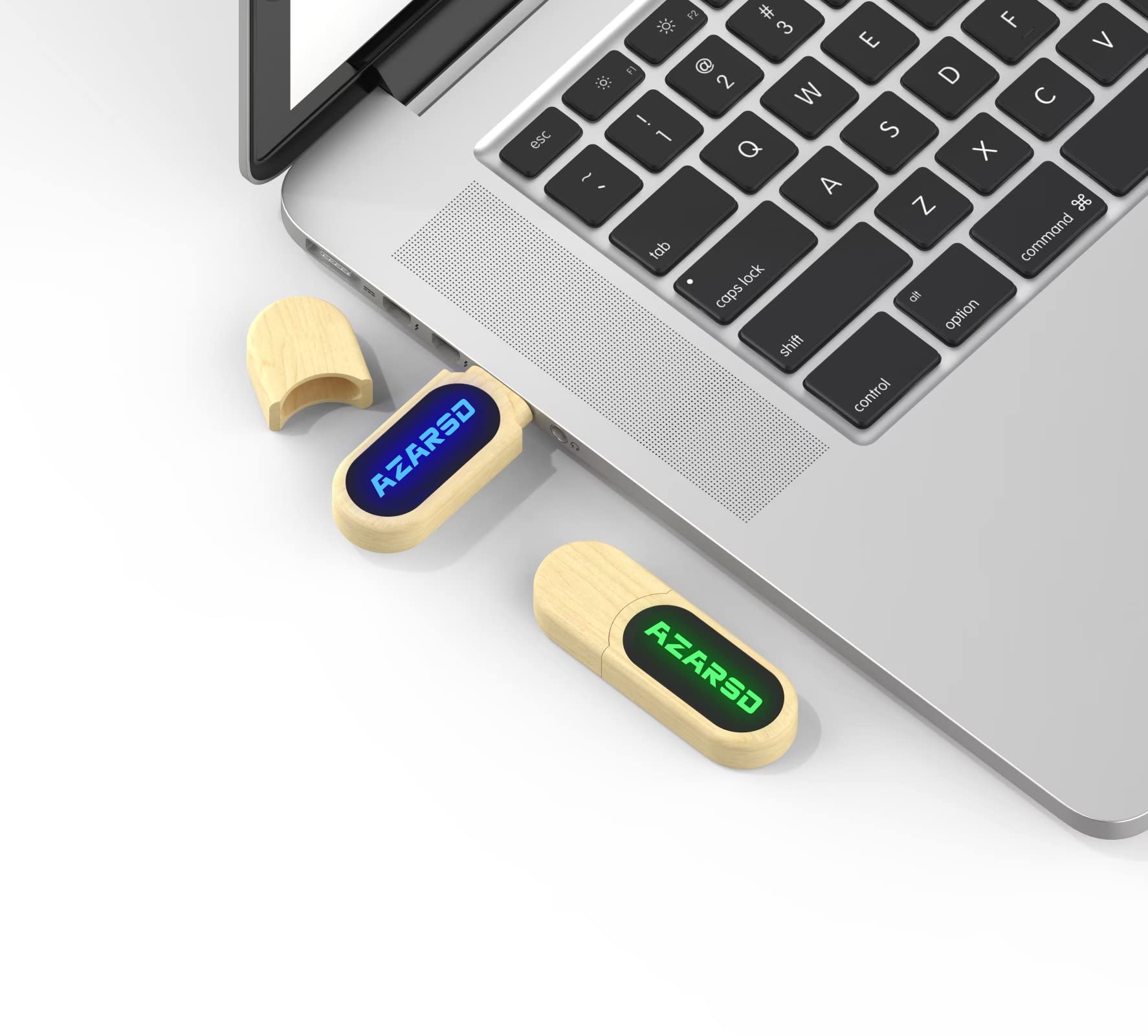 AzaRsd USB Flash Drive 64GB,USB 2.0 Memory Stick, Ultra Large Storage USB 2.0,Drive Transfers 4GB Files in 10 Secs w/Up to 418MB/s 3.5 Read Speeds for PC/Laptop/Computer/Car Audios,Yello