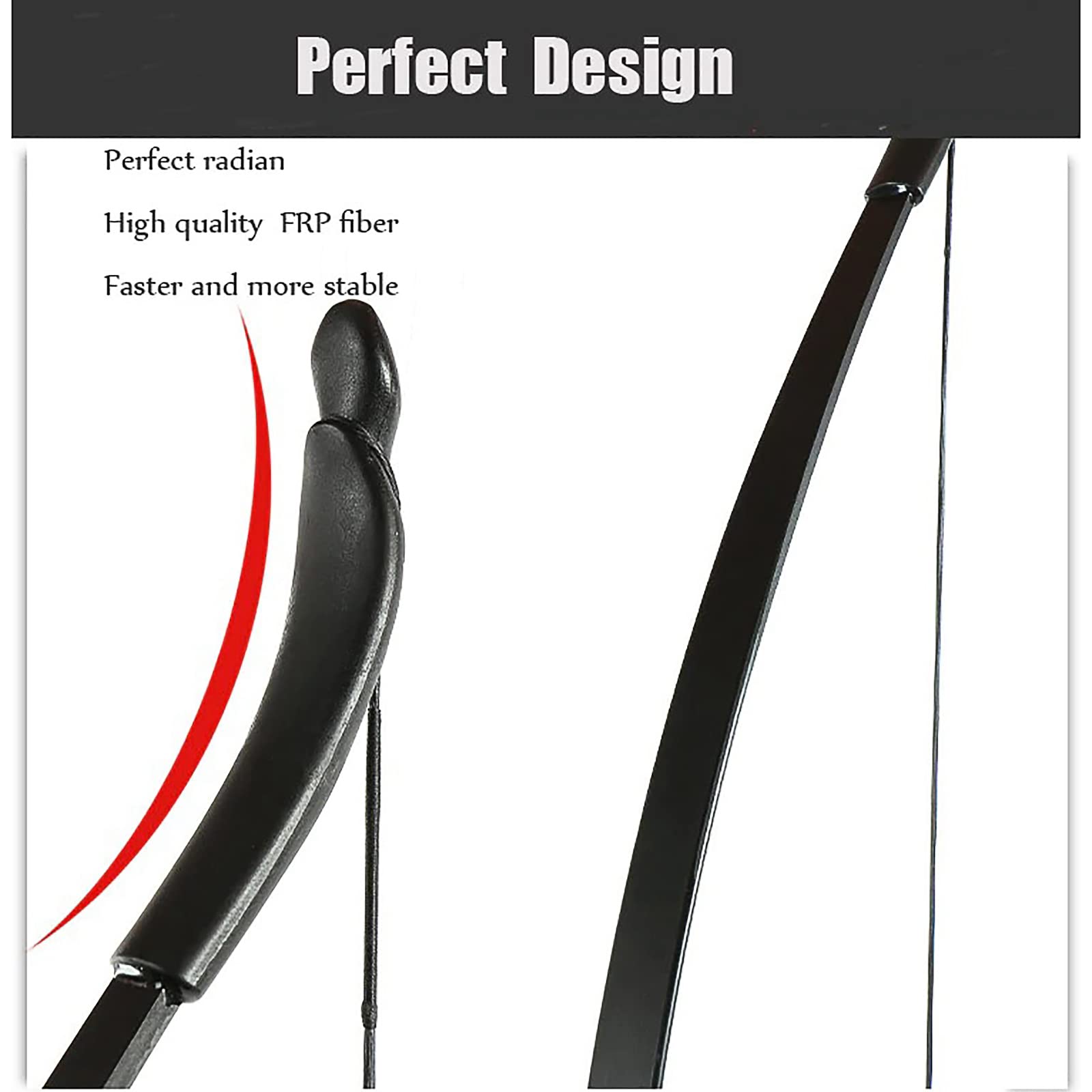 Archerest Archery Recurve Bow, Takedown Bow for Adults and Teens Beginners - Hunting/ Backyard Sports Game (48'', Wood- 40 lbs.)