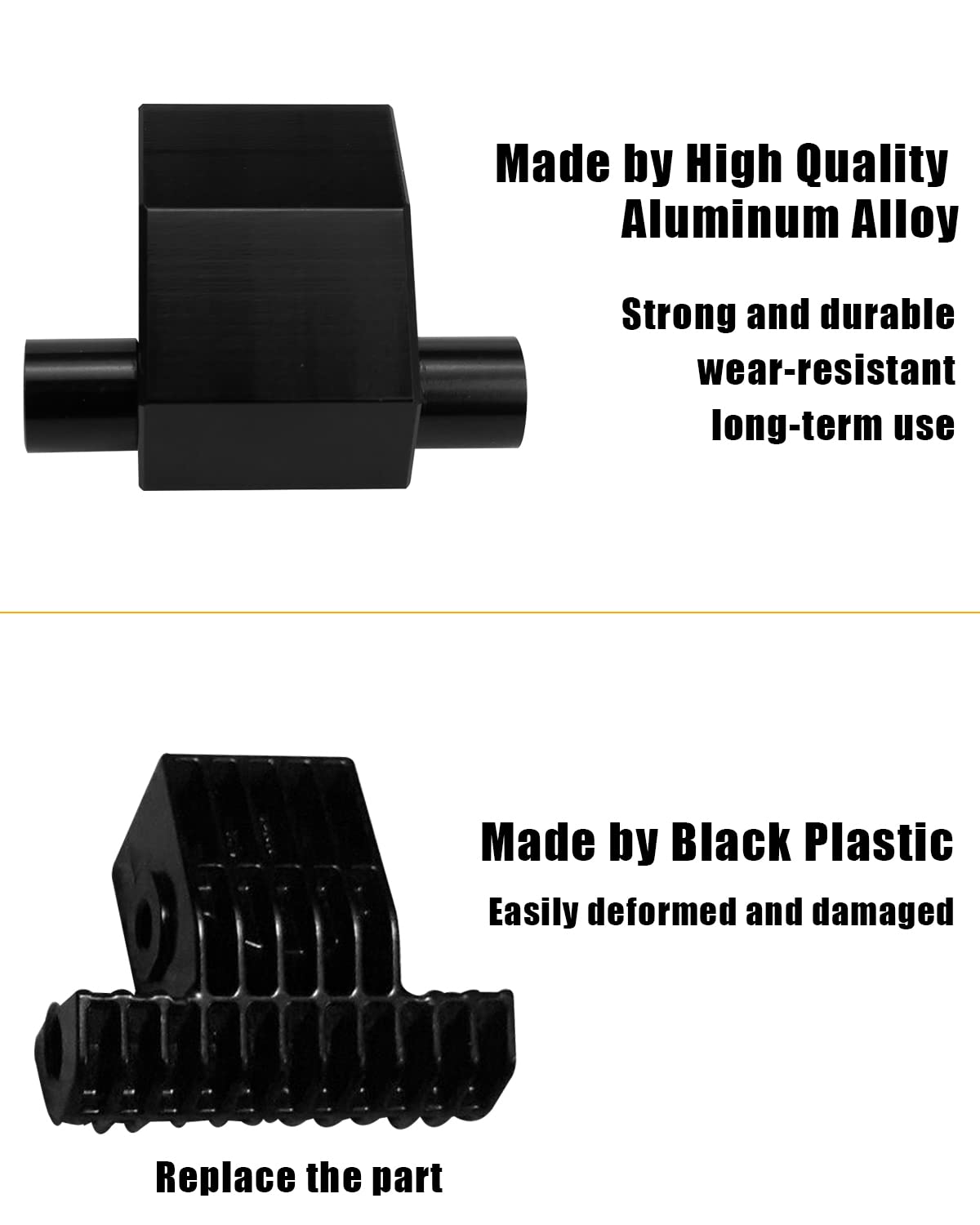 Metal Drive Toggle and Clevis Mount Fit for All La-Z-Boy LazyBoy Lazy Boy Power Recliners Chair, with 2pcs Plastic Split Bushings, Black