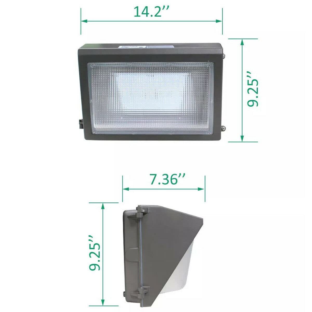 CHIUER 100W 347V 480V High Efficiency LED Wall Pack Light[MH HID HPS Replacement] Security Lamp Outdoor Lighting Roadway Fixture IP65 5000K Daylight ETL DLC Lighting Facts