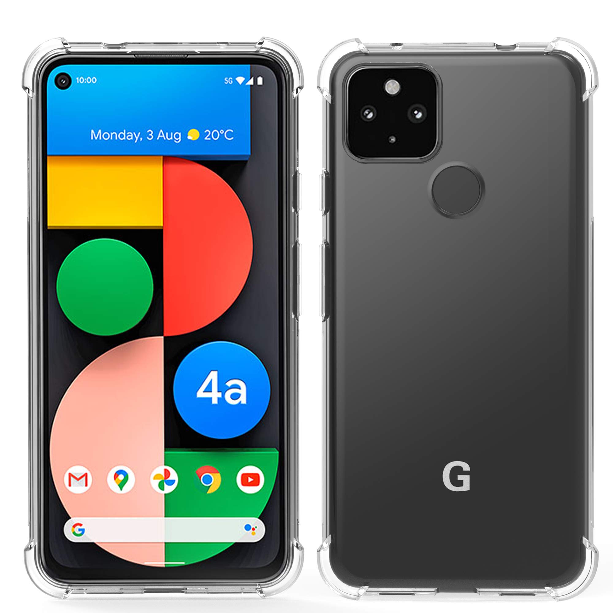 Arae Case for Google Pixel 4A 5G, Premium Soft and Flexible TPU [Scratch-Resistant] Phone Case for Google Pixel 4A 5G, 6.2inch, Crystal Clear