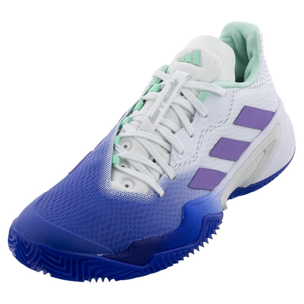 adidas Women`s Barricade Clay Tennis Shoes Lucid Blue and Violet Fusion