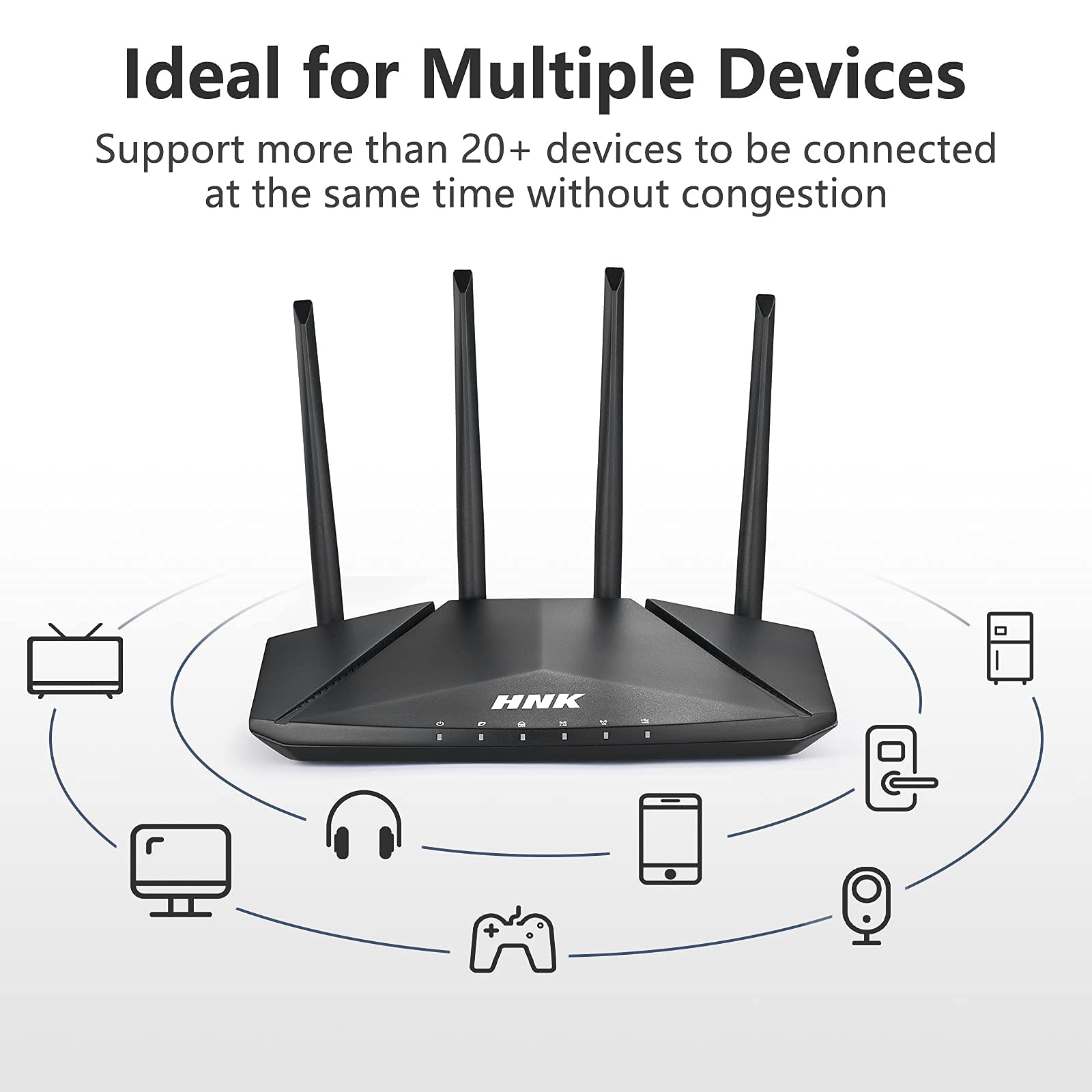 AX1800 WiFi 6 Router-Smart Wireless Router, Dual-Band WiFi Router, 802.11ax,Speed Up to 1800Mbps, Gaming&Streaming, Beamforming Technology, OFDMA & MU-MIMO Support 20+ Devices, Larger Coverage