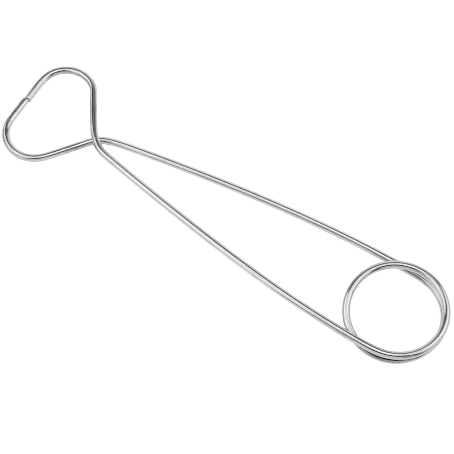 AYLIFU 1 Piece Stainless Steel Fish Mouth Expansion Fish Mouth Opener Water Bottle Rack Hook for Fishing and Camping (8.6 inches)