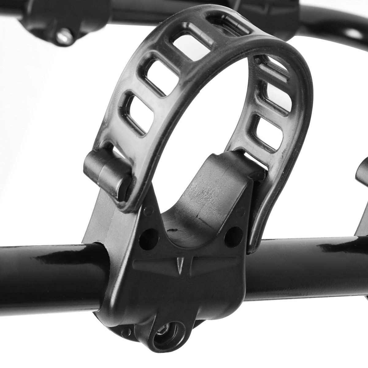 Auto Dynasty 2 Inches Hitch Fold-Up Mount Rear Trailer Bicycle/Bike Rack Carrier Storage (Powdered Coated Black)