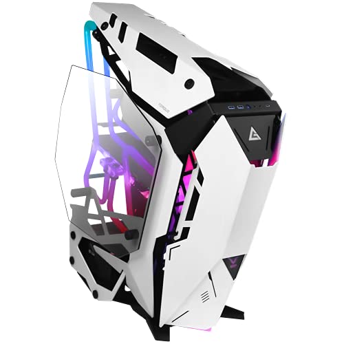 Antec Torque White/Black Aluminum ATX Mid Tower Computer Case/Winner of iF Design Award 2019, Torque Black/White