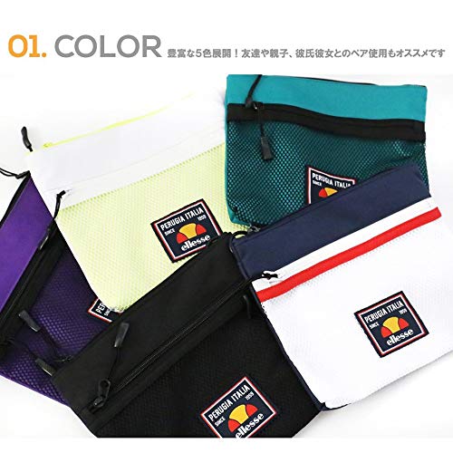 ellesse(エレッセ) Ellesse EB7028 Eesse Logo Tape Sacoche, Yelow