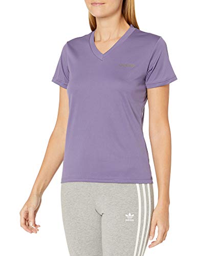 adidas Women's Designed 2 Move Solid Tee Tech Purple/Black Medium