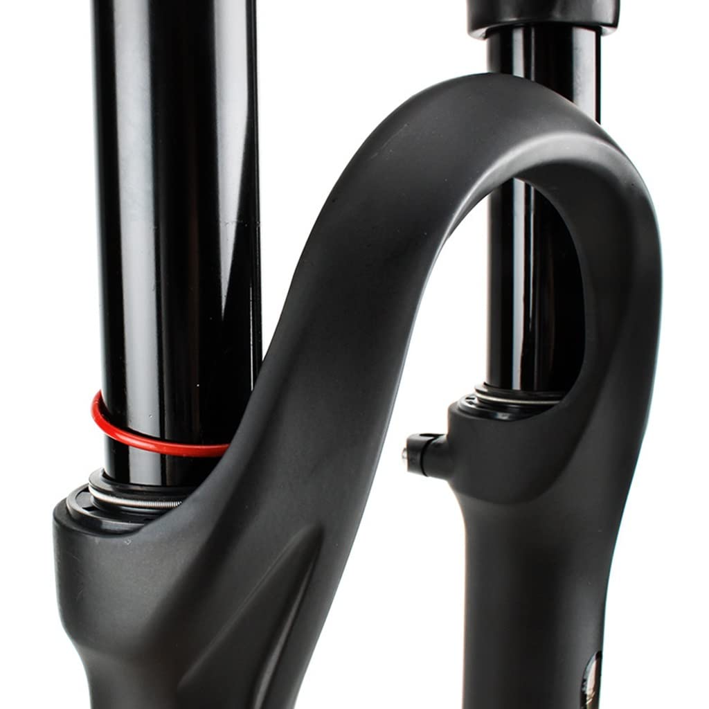Bike Fork Air Fork 24Inch Bicycle Magnesium & Aluminum Alloy Shock Absorber Air Fork Spread 100 MM Travel 70 MM Bicycle Accessories