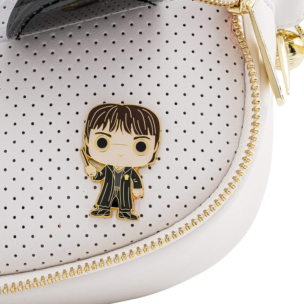 Loungefly Pop Harry Potter Hedwig Pin Trader Crossbody Bag