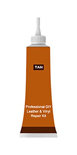 AQWEI Advanced Leather Repair Gel, Leather Repair Gel, Professional DIY Leather and Vinyl Repair Kit (Tan)
