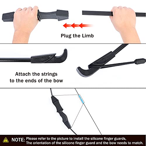 Archery Bow and Arrow Set Recurve Bow Suitable for Beginners Outdoor Sports Game Hunting Gift for Teenagers
