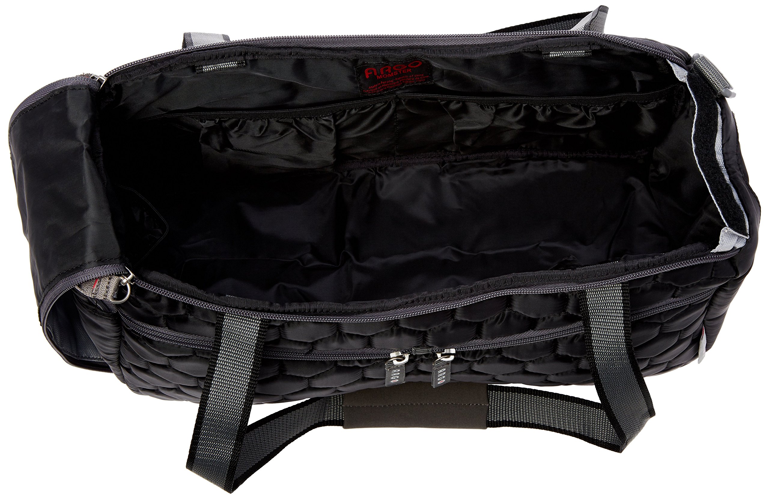 teafco Ultra-Lightweight Multi-Functional Diaper Bag, Black, Medium
