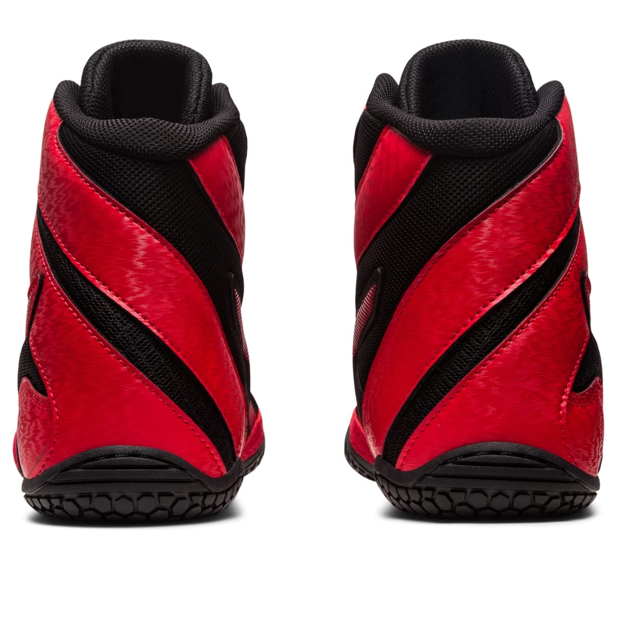ASICS Men's MATCONTROL 3 Wrestling Shoes, 9, BLACK/CLASSIC RED