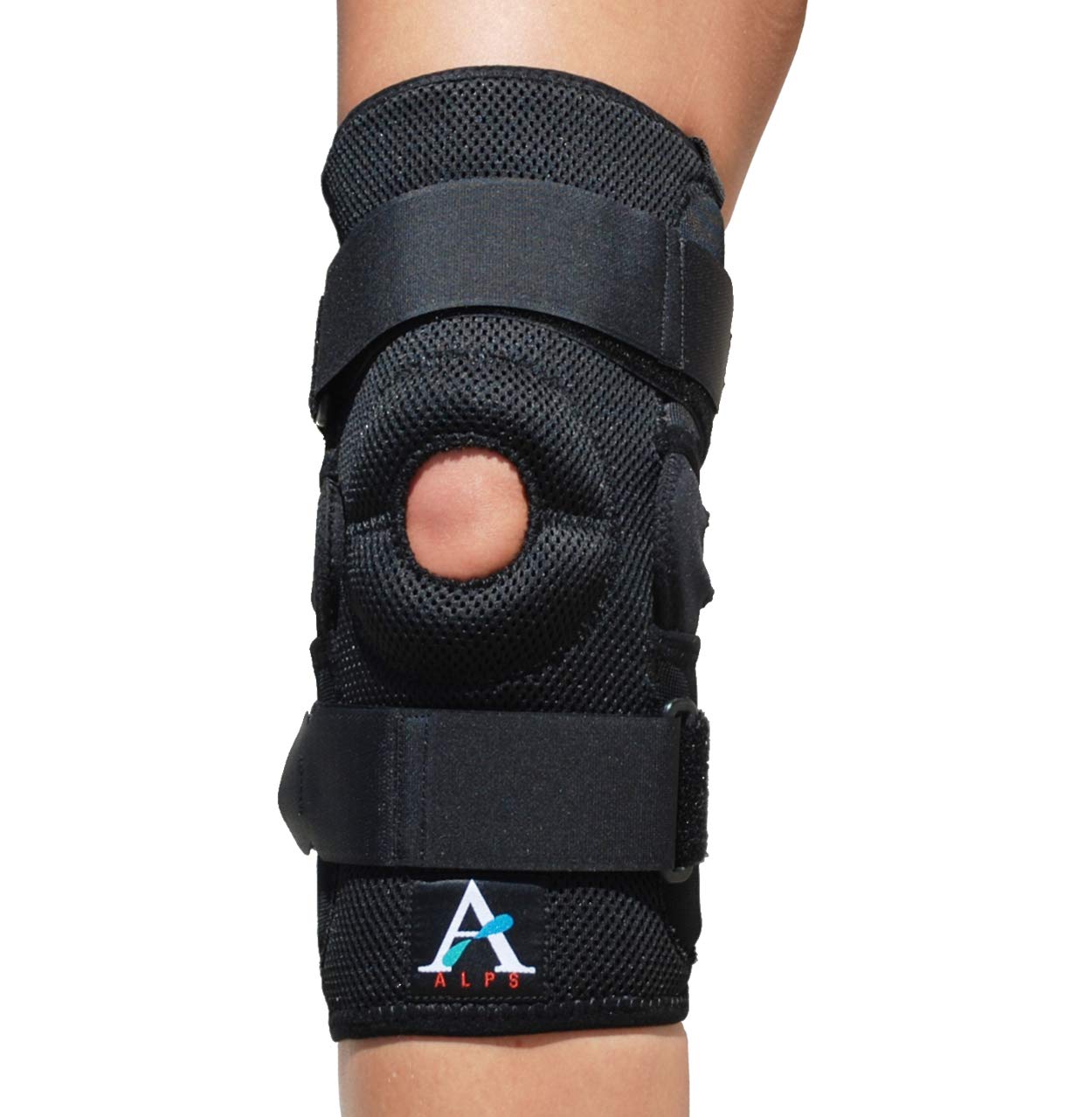 ALPS Coolfit Knee Brace, Prevent or Reduce Severity of Knee Injury, Soft and Breathable, Pull-On with Adjustable Hinges, XXL Size