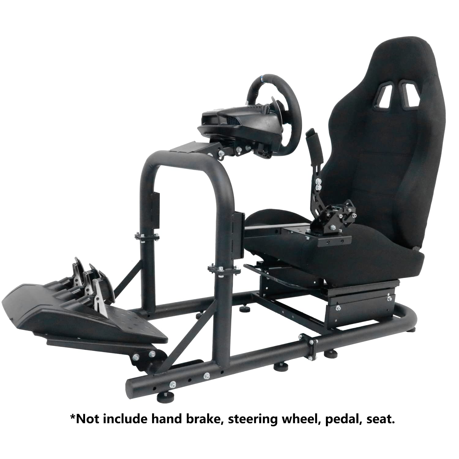 Anman G920 G923 Pro Racing Wheel Stand/Simulator Cockpit Fits Logitech Thrustmaster Fanatec G25 G27 G29 T300RS TX PC XBOX ONE PS4/ Wheel Shifter Pedals Seat NOT Included