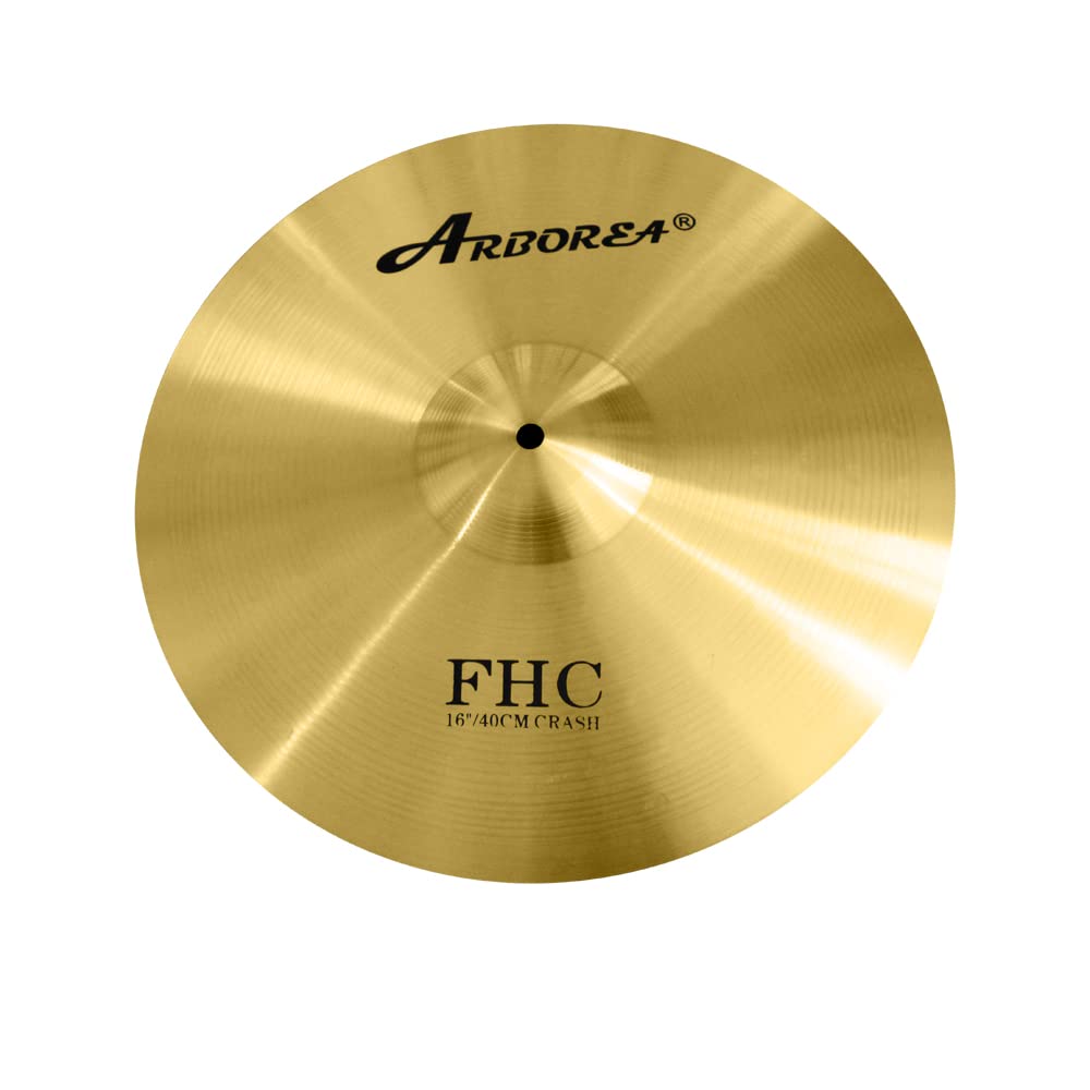 Arborea 13" Hi Hat Cymbals Pair FHC Traditional Finish Pure Brass Cymbals for Drums