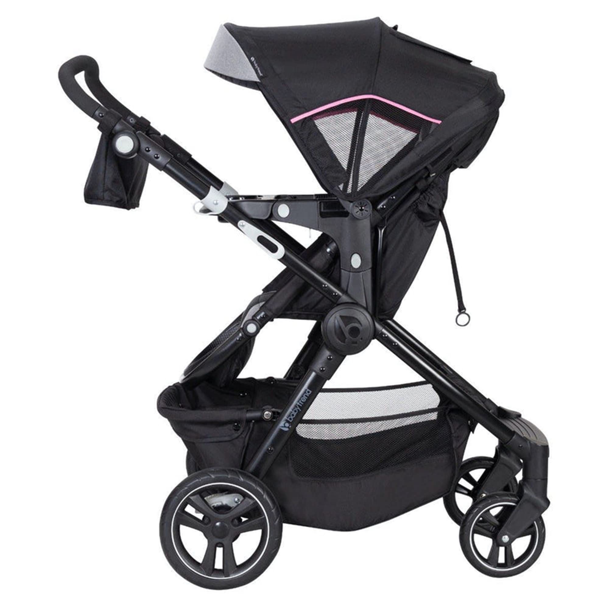 Baby Trend City Clicker Pro Travel System, Soho Pink , 37.5x23x23 Inch (Pack of 1)