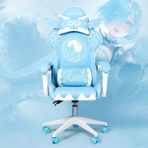 Lovely pink gaming chair silla game girl chair