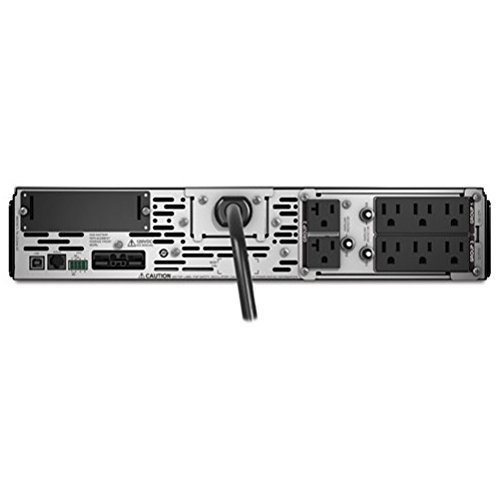 APC UPS, 2200VA Smart-UPS Sine Wave UPS Battery Backup with Extended Run Option, 2U Rack/Tower Convertible, Line-Interactive, 120V (SMX2200RMLV2U) (Renewed)