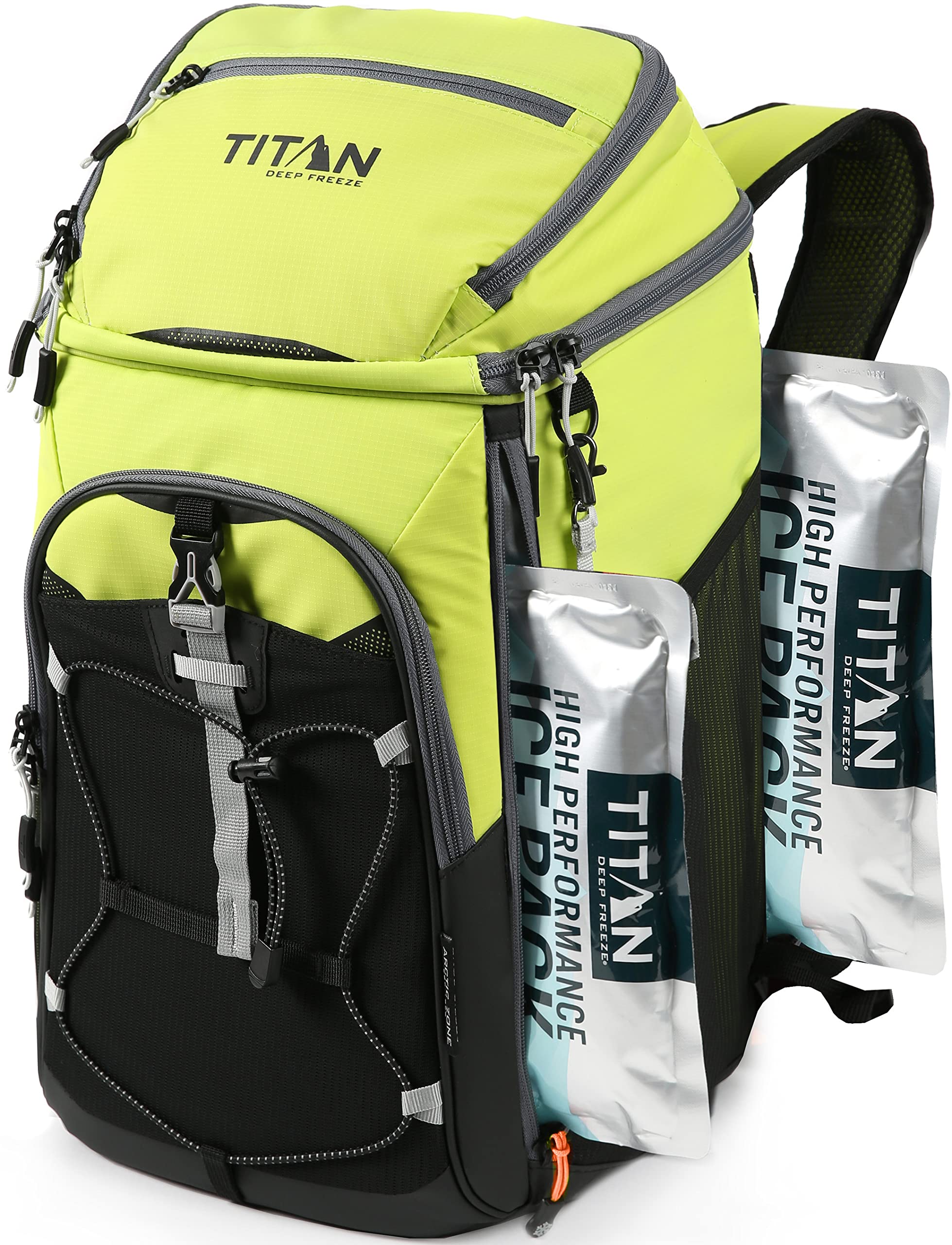 Arctic Zone Titan Deep Freeze 30 can Insulated Backpack Cooler Bag with Ice Wall Packs