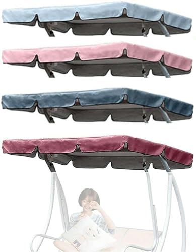 BTURYT 210D Garden Swing Awning Cover Replacement Canopy Swing Seat Canopy,Garden Swing Chair Cover,Waterproof/UV Resistant Sun Shade Outdoor Hammock