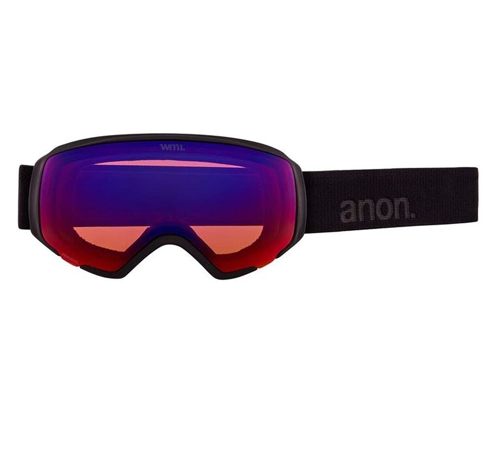 Anon Women's WM1 Goggle with Spare Lens and MFI Face Mask, Black / Perceive Variable Green