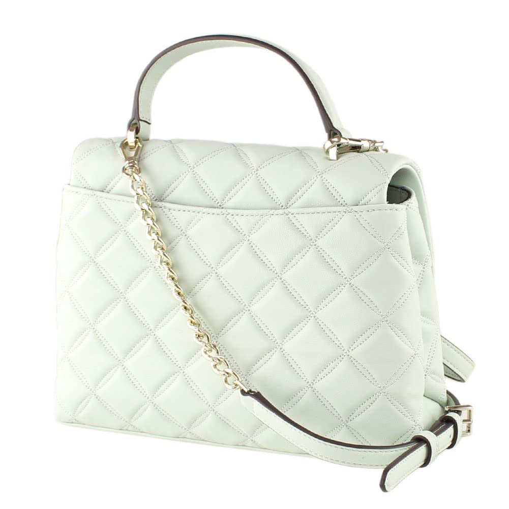 Kate Spade Natalia Medium Flap Crossbody Women's Leather Handbag (Crystal blue)