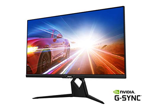 AORUS FI27Q 27" 165Hz 1440P NVIDIA G-SYNC Compatible IPS Gaming Monitor, Built-in ANC, 2k Display, 1 ms Response Time, HDR, 95% DCI-P3, 1x Display Port 1.2, 2x HDMI 2.0, 2x USB 3.0