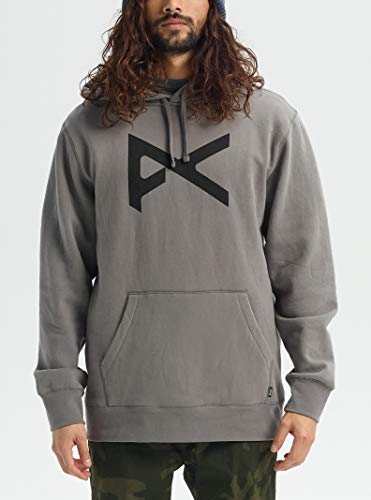 Anon Burton Unisex-Adult Pullover Hoodie, Charcoal Gray, Medium