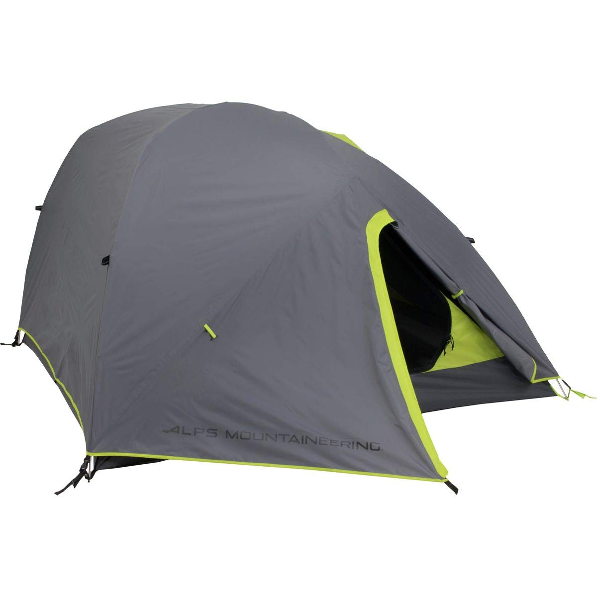 ALPS Mountaineering Greycliff 2 Tent: 2-Person 3-Season (Grey/Lime Green)