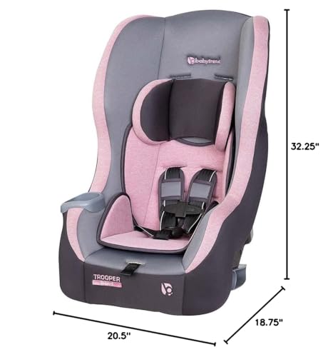 Baby Trend Trooper 3-in-1 Convertible Car Seat, Cassis Pink